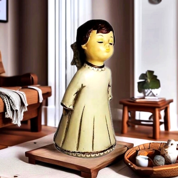 Art | Charming Vintage Japanese Ceramic Angelic Choir Girl Figurine ...